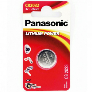 Pile bouton Panasonic CR2032 au lithium 3V CR-2032