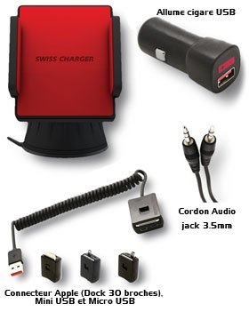 Swiss Charger Pack Auto Universel